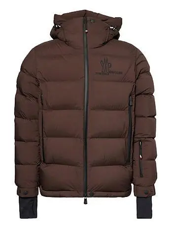 Moncler Isorno Padded Shell-down Jacket - Taupe