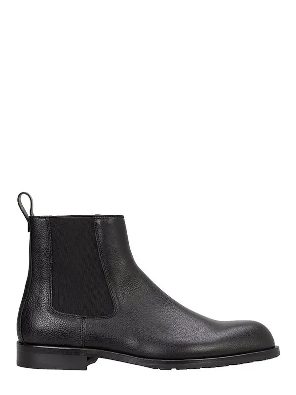 BOSS Leather Chelsea Boots - Black