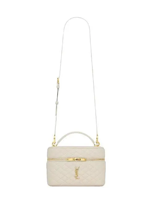 Saint Laurent Gaby Large Vanity Bag - Open White