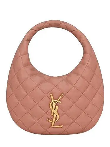 Saint Laurent Icarino Quilted Nappa Bag - Hortensia
