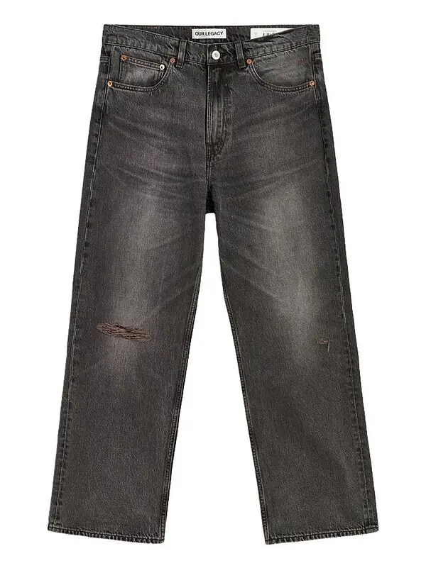 Our Legacy Third Cut Relaxed Fit Jeans - Dark Coffee