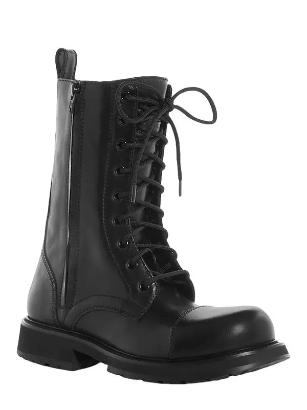 Balenciaga Truck Lace-up Boots - Noir
