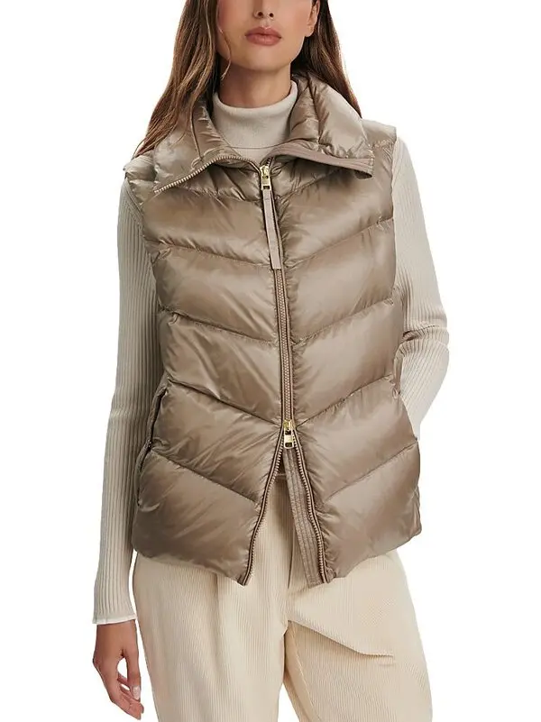 Varley Bextor Lightweight Down Gilet - Simply Taupe