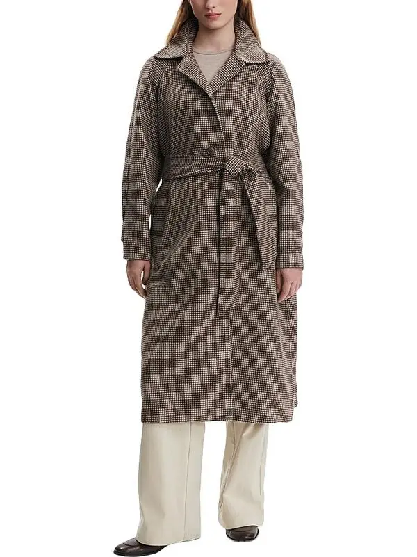 Varley Tomlinson Melton Coat - Deep Taupe