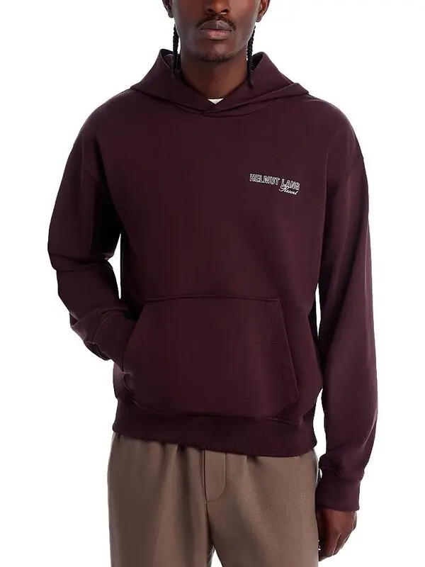 Helmut Lang Relaxed Fit Ski Hoodie - Mahogany