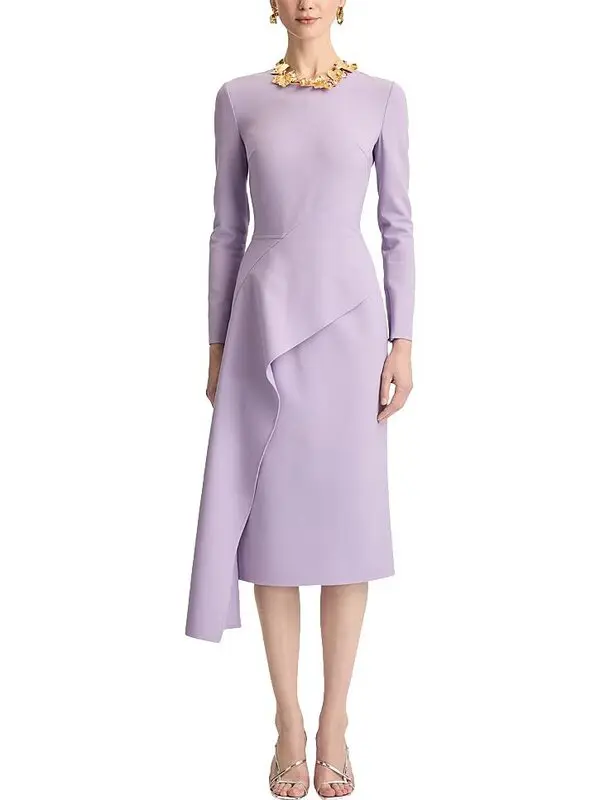 Oscar De La Renta Drape Dress - Pansy