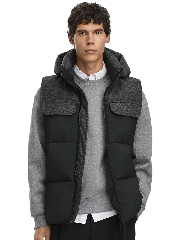 Canada Goose Fairview Vest - Black/herringbone