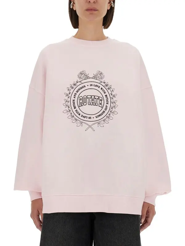 Remain Birger Christensen Sweatshirt With Logo - Pink