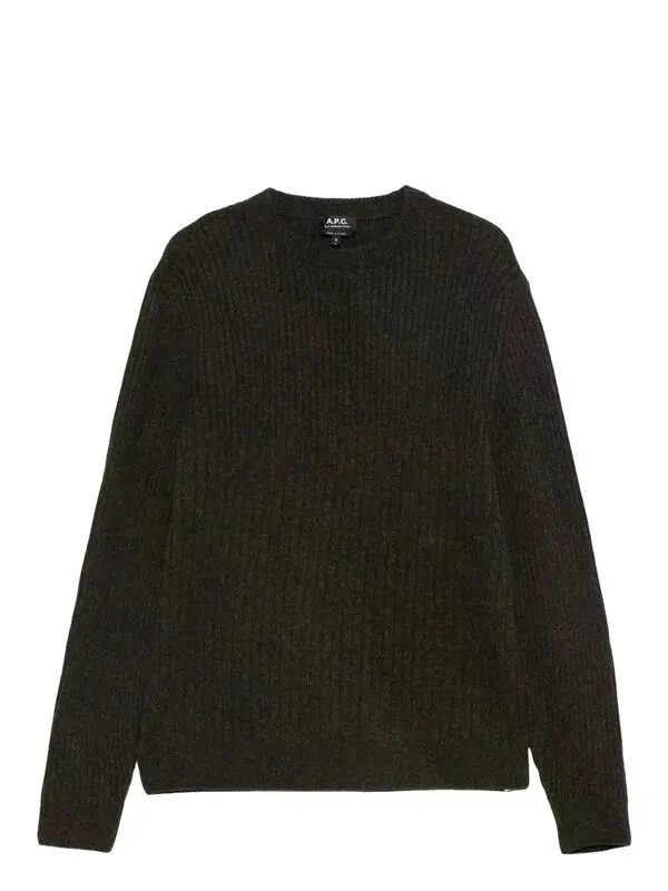 A.p.c. Crew-neck Sweater - Green