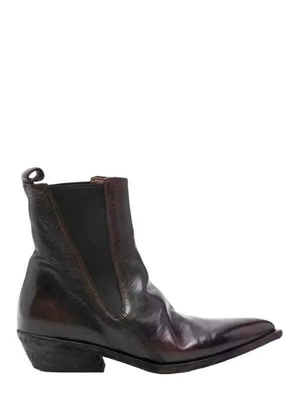 Officine Creative Pointed-toe Ankle Boots - Brown