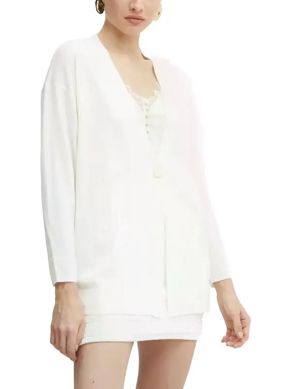 Armani Exchange Single-button Cardigan - White