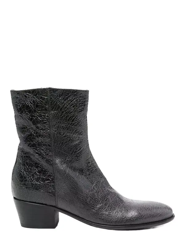 Fiorentini + Baker Matt Zip-up Ankle Boots - Black