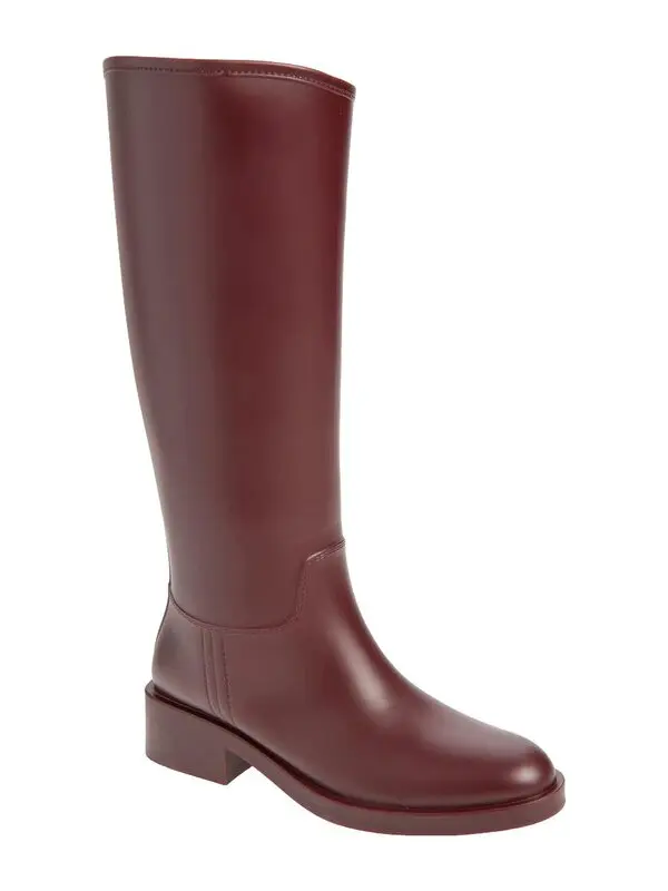 Jeffrey Campbell Torrential Knee High Boots - Wine