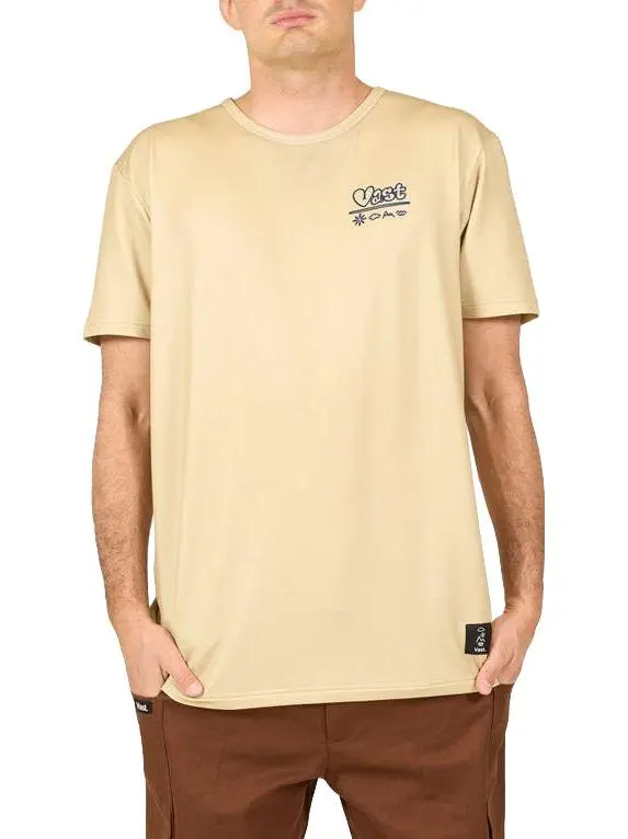 VAST Street Elements Performance Graphic T-shirt - Khaki