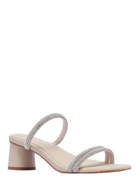 FRANKIE4 Crystal Embellished Slide Sandal - Blush Crystal