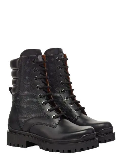 Mcm Visetos Boots - Black