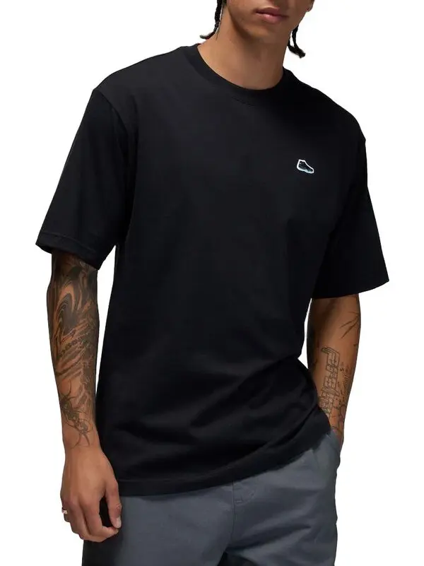 JORDAN Air 11 'gamma' Embroidered T-shirt - Black