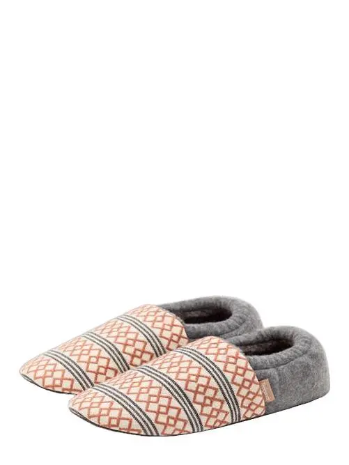 FEELGOODZ Artisan Woven Closed Heel Slippers - Apricot