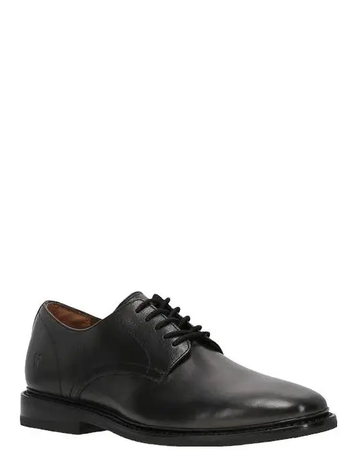 Frye Paul Leather Plain Toe Derby - Black