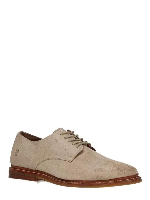 Frye Paul Suede Plain Toe Derby - Mushroom
