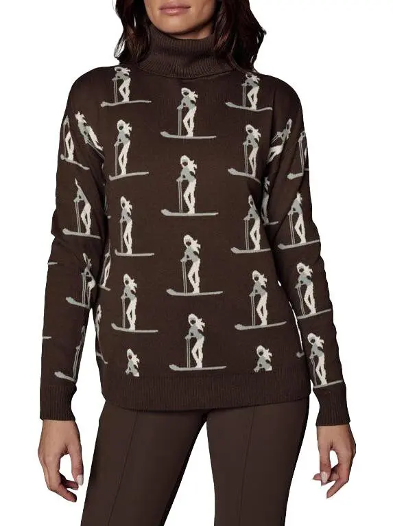 ALP N ROCK Nala Vintage Ski Sweater - Coffee