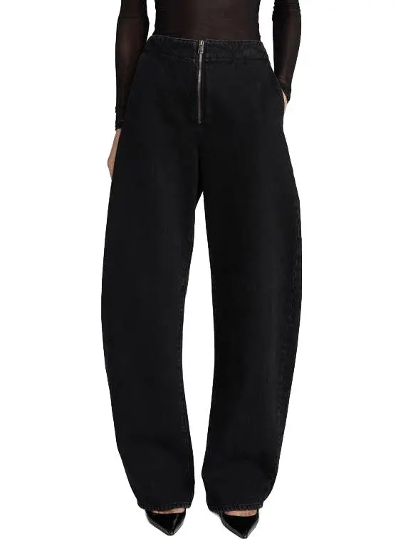 FRAME The Zip Straight Leg Jeans - Sutro