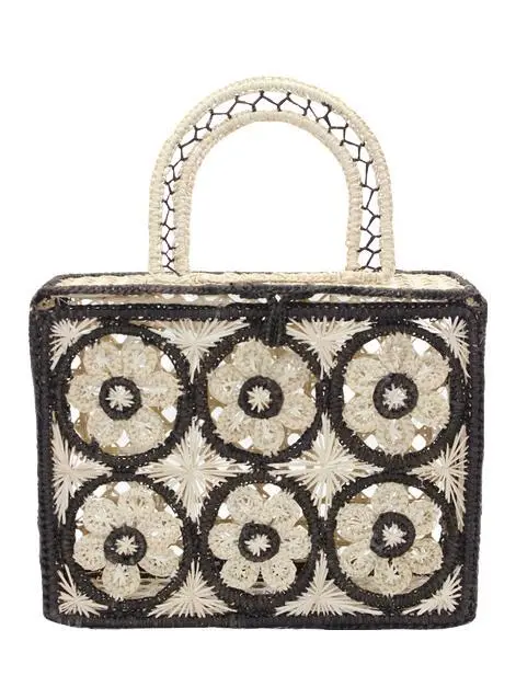 AMAZÓNICA Siena Handbag - Beige/black