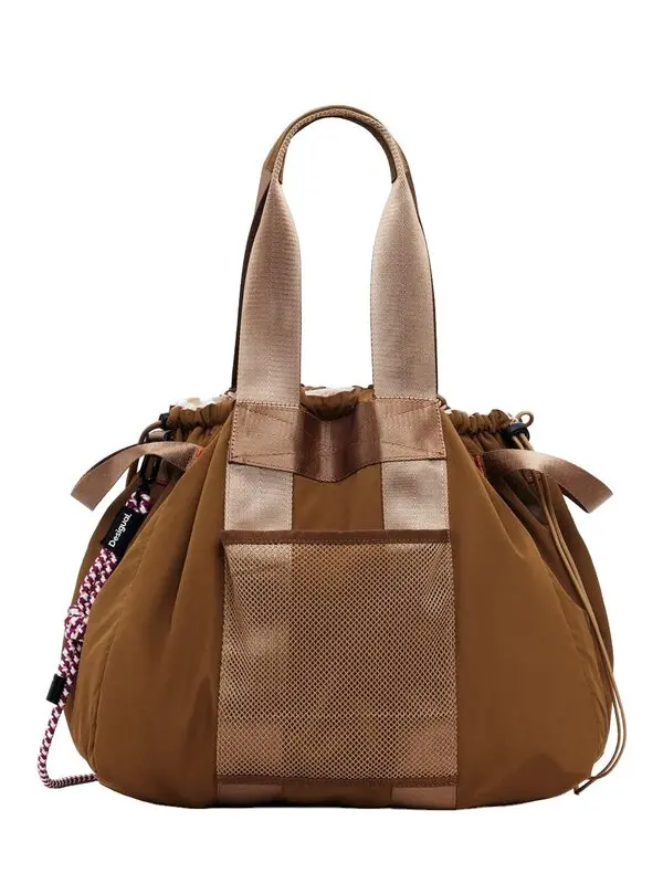 Desigual Nylon Shopper - Medium Brown