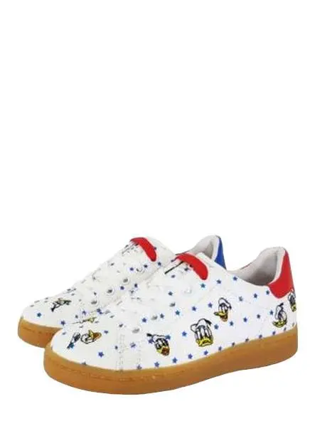MASTER OF ARTS Donald Duck Printed Sneakers - White