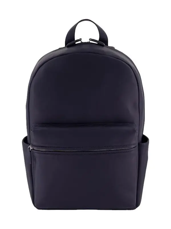 Vince Cavalor Leather Backpack - Night Blue