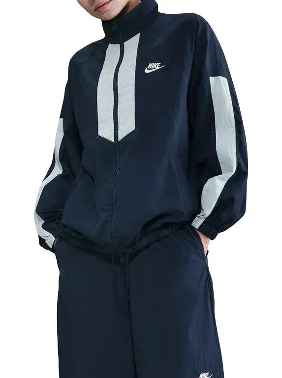 Nike Sportswear Windrunner Oversized Jacket - 410 Mnnavy/sail