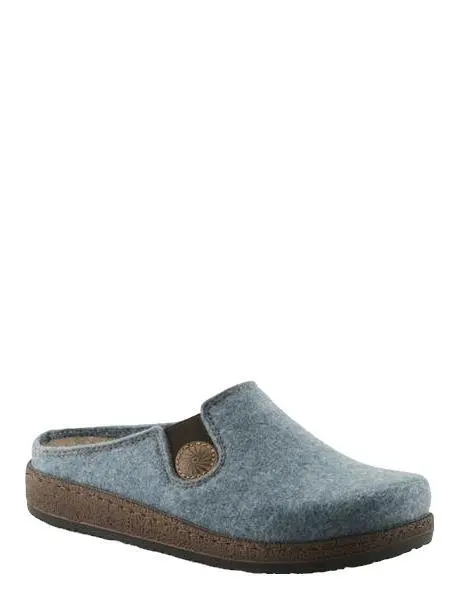 SPRING STEP SHOES Wool Clog - Denim Blue