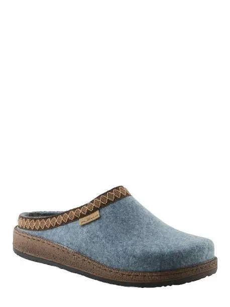 SPRING STEP SHOES Snuggee Wool Clog - Denim Blue