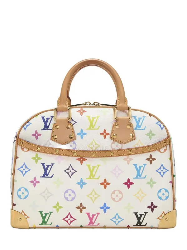 LOUIS VUITTON Takashi Murakami Monogram Multicolore Trouville - White