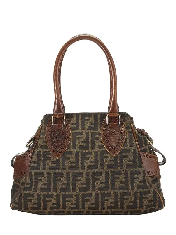 Fendi Zucca Bag Du Jour - Brown