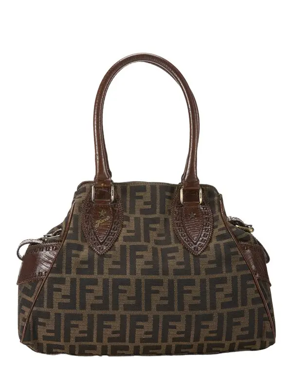 Fendi Zucca Bag Du Jour - Brown