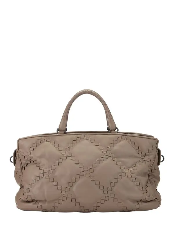 Bottega Veneta Intrecciato Convertible Tote - Grey