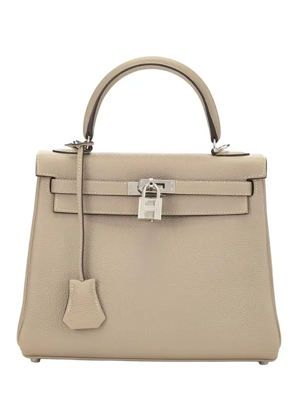 Hermès Kelly Retourne 25 - Gris Tourterelle