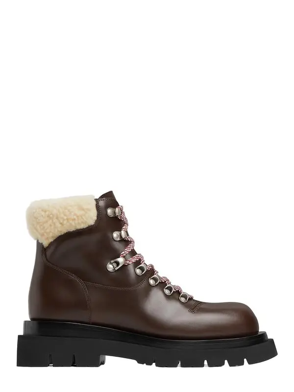 Bottega Veneta Lace-up Ankle Boot - Toffee/porridge