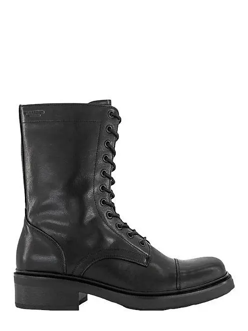 VAGABOND SHOEMAKERS Karlie Lace-up Leather Ankle Boots - Black Leather