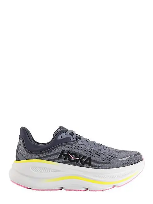 HOKA Bondi 9 Mesh Low-top Trainers - Charcoal Grey Grey Skies