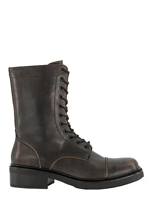 VAGABOND SHOEMAKERS Karlie Lace-up Leather Ankle Boots - Brown Leather