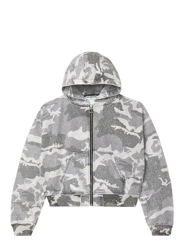 VALE FOREVER Camo Work Jacket - White