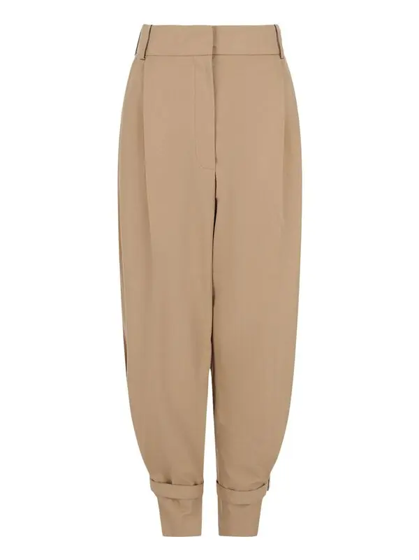 Alexander McQueen Pegged Trousers - Tan