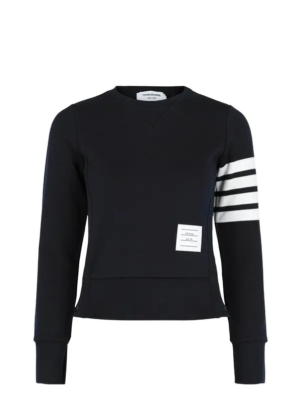 Thom Browne Classic Loopback Sweatshirt - Blue