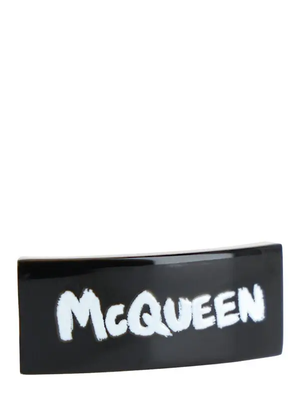 Alexander McQueen Signature Shoe Lace Clip - Black