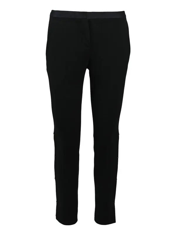 Versace Cutout Detail Trousers - Black