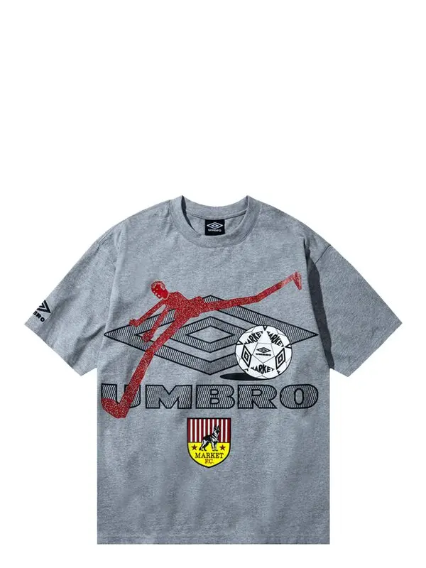 MARKET X Umbro Running T-shirt - Grey