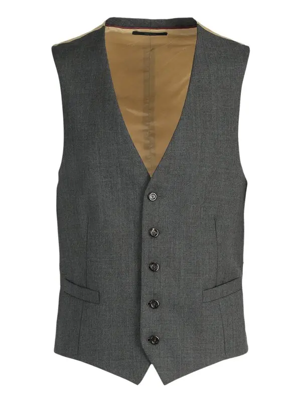 Gucci Wool Tailored Vest - Grey