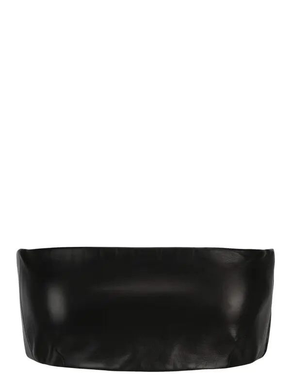 Gucci Leather Tube Top - Black